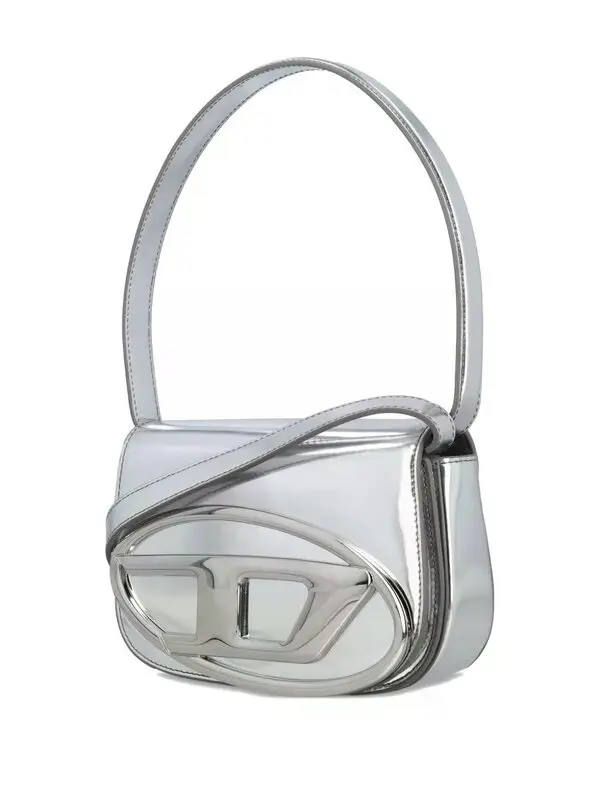 DIESEL® 1dr Logo-plaque Tote Bag - Silver