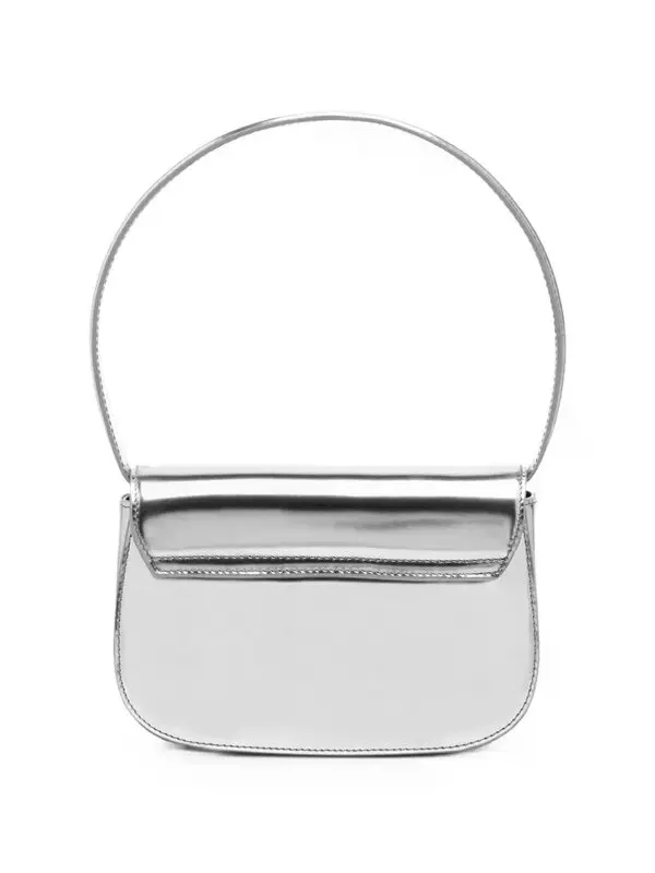 DIESEL® 1dr Logo-plaque Tote Bag - Silver