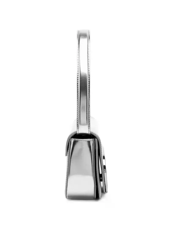 DIESEL® 1dr Logo-plaque Tote Bag - Silver
