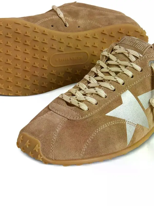 GOLDEN GOOSE Marathon Speed Suede Sneakers - Brown