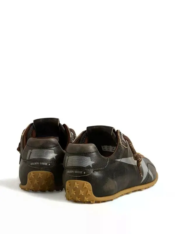 GOLDEN GOOSE Marathon Speed Logo-embossed Leather Sneakers