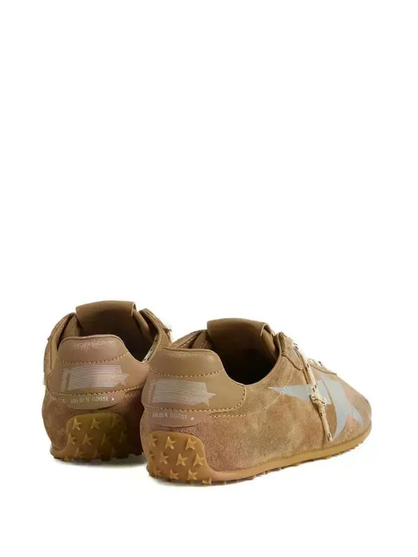 GOLDEN GOOSE Marathon Speed Suede Star Trainers - Brown