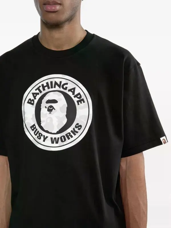 A BATHING APE Logo-printed T-shirt