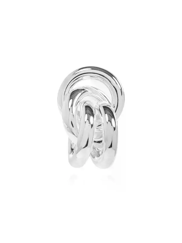 LIÉ STUDIO Vera Knotted Sterling Earrings - Silver