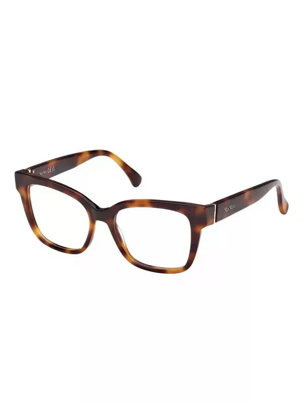 Max Mara Tortoiseshell Square Frame Eyeglasses