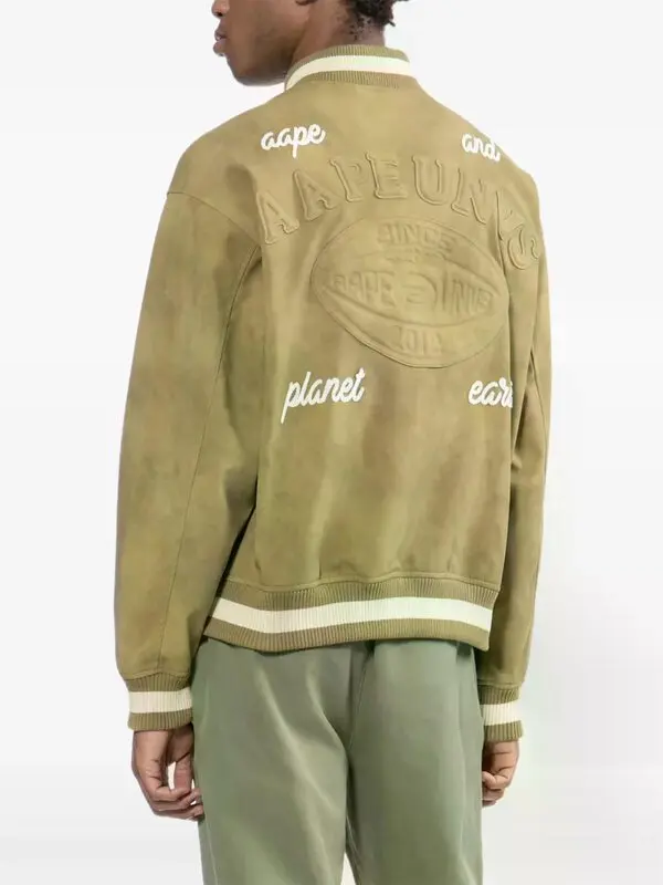 AAPE BY *A BATHING APE Embroidered Bomber Jacket