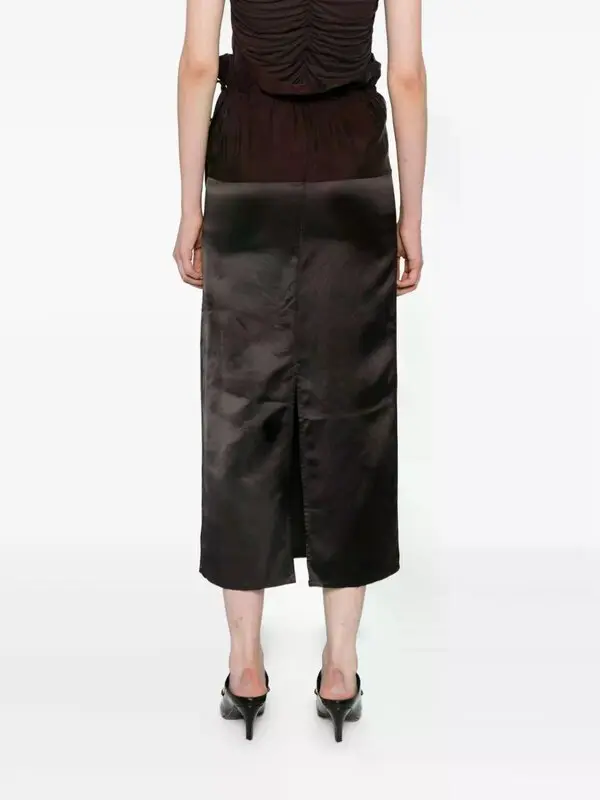 YEAREAST Panelled Midi Skirt