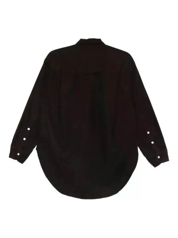 Citizens Of Humanity Button-fastening Long-sleeve Shirt With Curved Hem