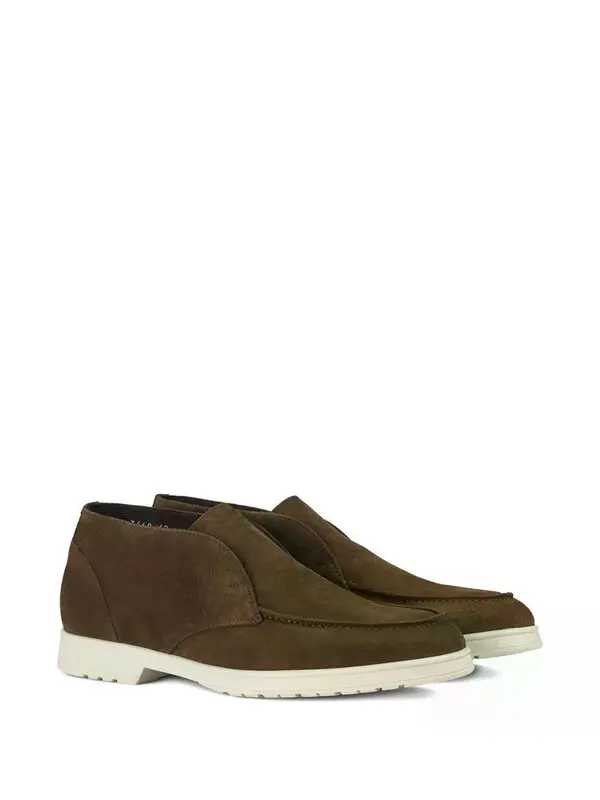 DOUCAL'S Suede Slip-on Boots - Brown