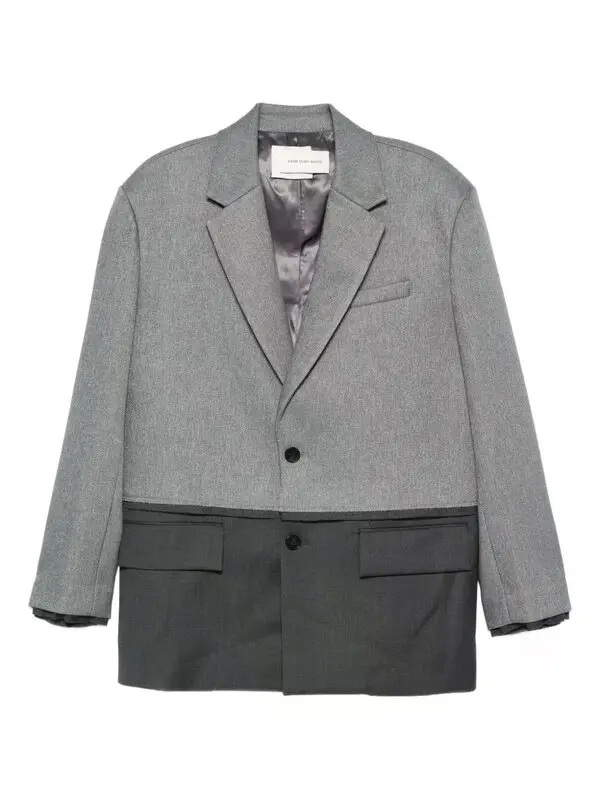 FENG CHEN WANG Two-tone Single-breasted Blazer