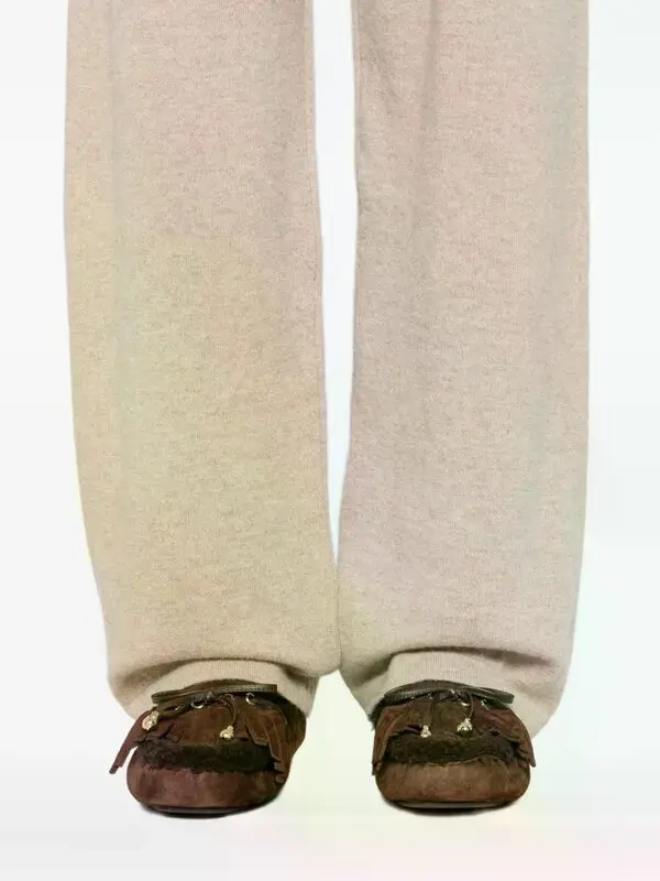 MR MITTENS Elasticated Waist Wide Leg Knitted Pants
