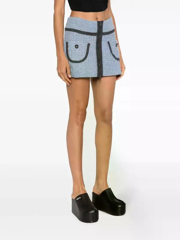 CORMIO Chunky-knit Mini Skirt