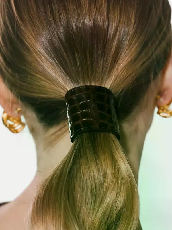 JENNIFER BEHR Embossed Leather Hair Clip