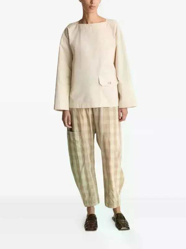LEE MATHEWS Lyle Checked Trousers