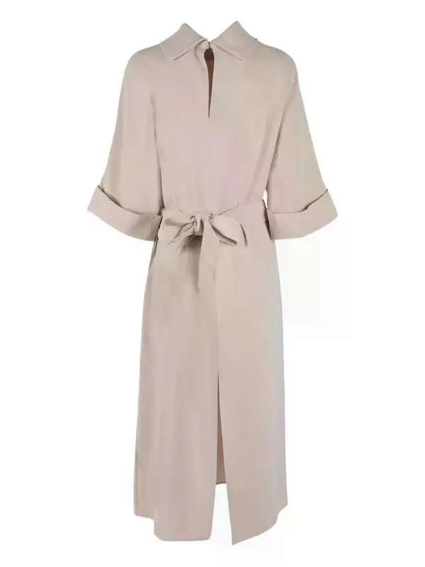 P.a.r.o.s.h Embellished Belt Midi Dress