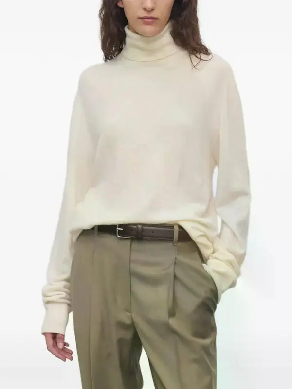 THE ROW Lizzy High Neck Sweater