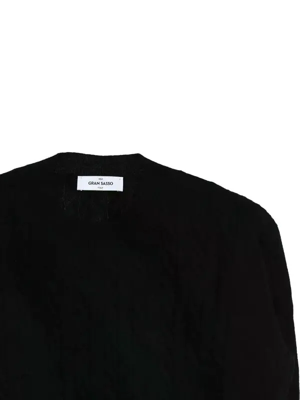 GRAN SASSO Cable Knit Wool-blend Sweater