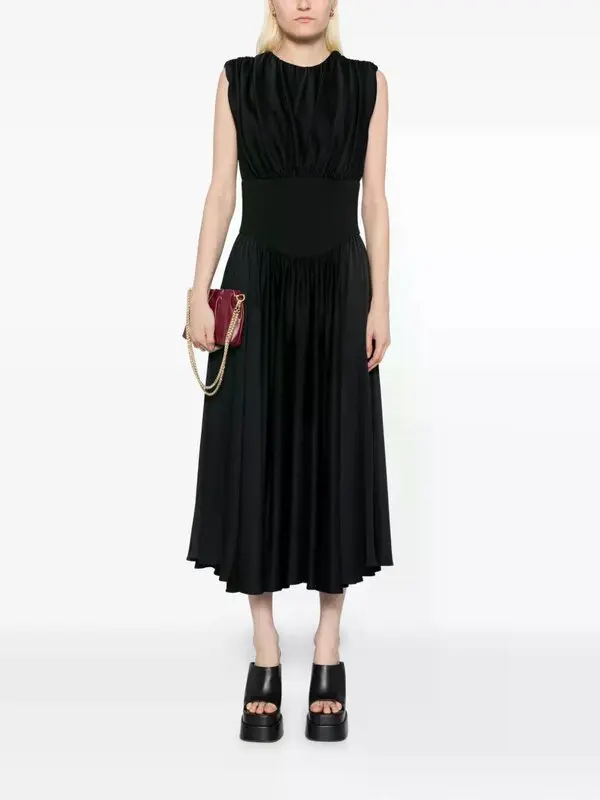 Amsale Crepe Corset Dress