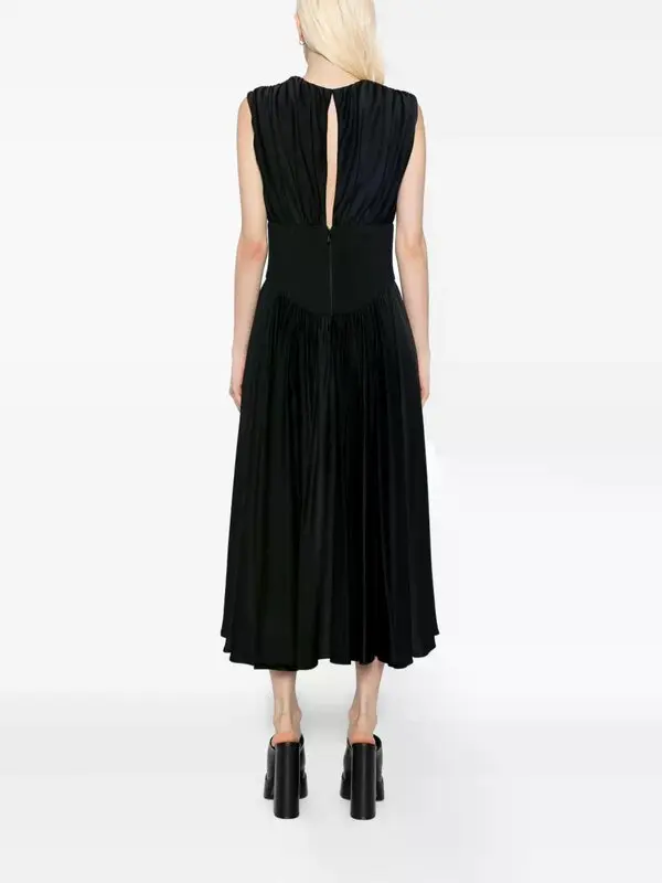 Amsale Crepe Corset Dress