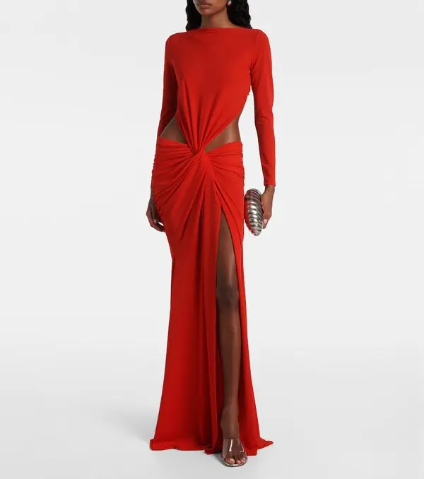 Alex Perry Crepe Jersey Gown