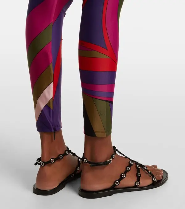 Emilio Pucci Iride Jersey Leggings