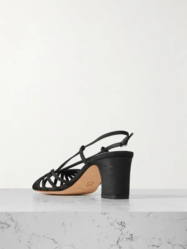 LOEFFLER RANDALL Priscilla Moiré Slingback Sandals
