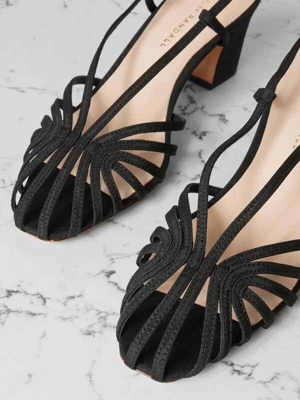 LOEFFLER RANDALL Priscilla Moiré Slingback Sandals