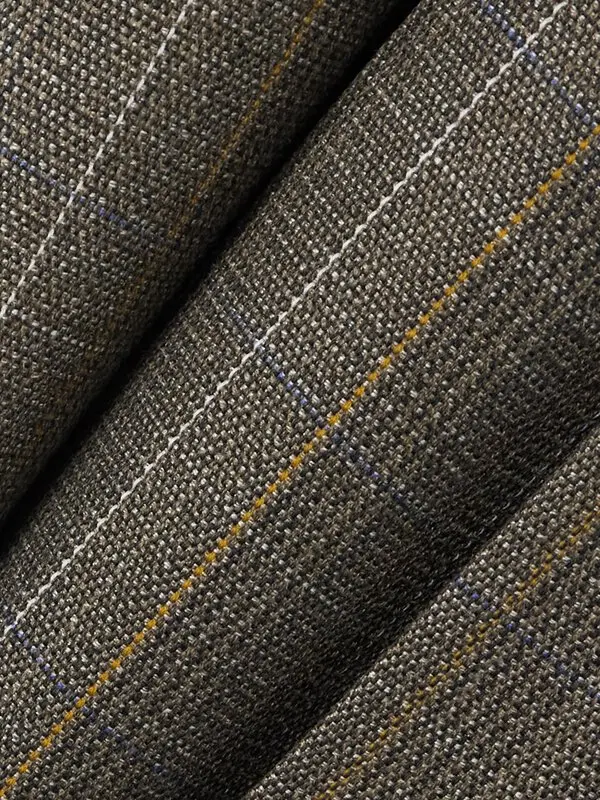 TWP Sulli Pleated Checked Wool Wide-leg Trousers