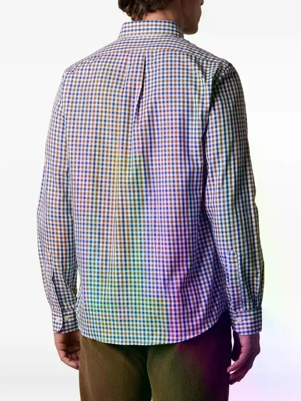 Brooks Brothers Checked Button-down Shirt - Blue