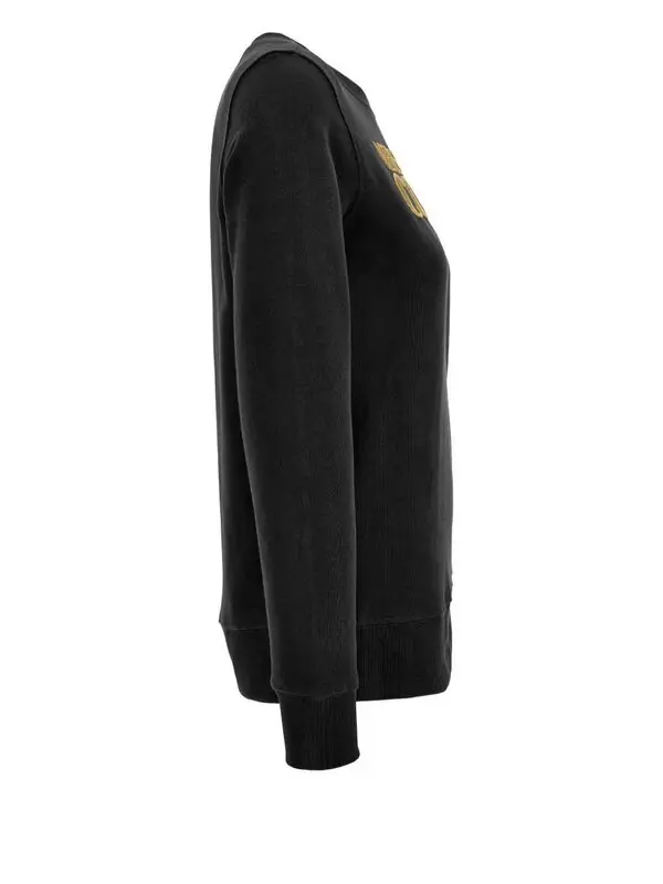 Versace Logo Embroidered Crew Neck Sweatshirt