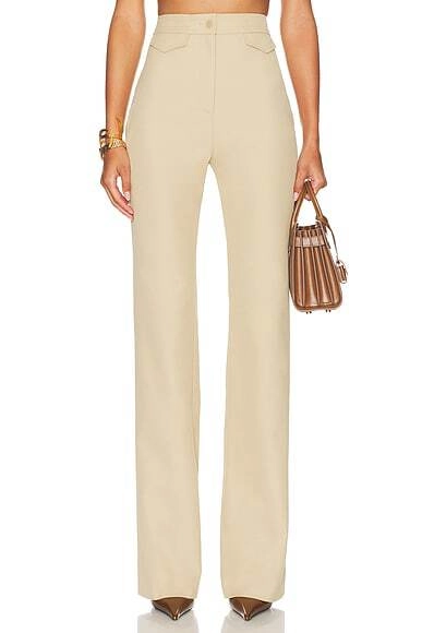 HELSA The Kick Flare Suit Pant - Camel