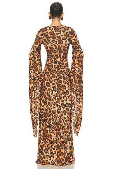 HELSA The Rosalind Dress - Leopard