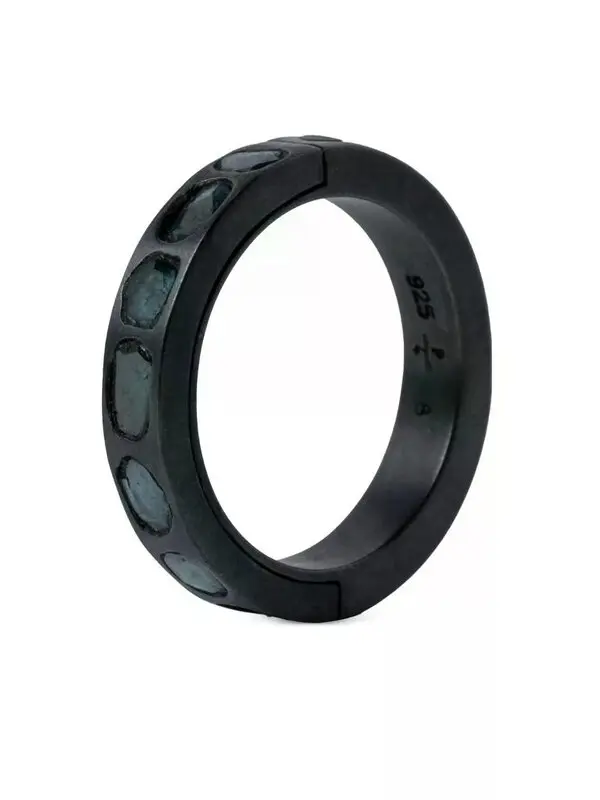 PARTS OF FOUR Sistema Blue Diamond Ring