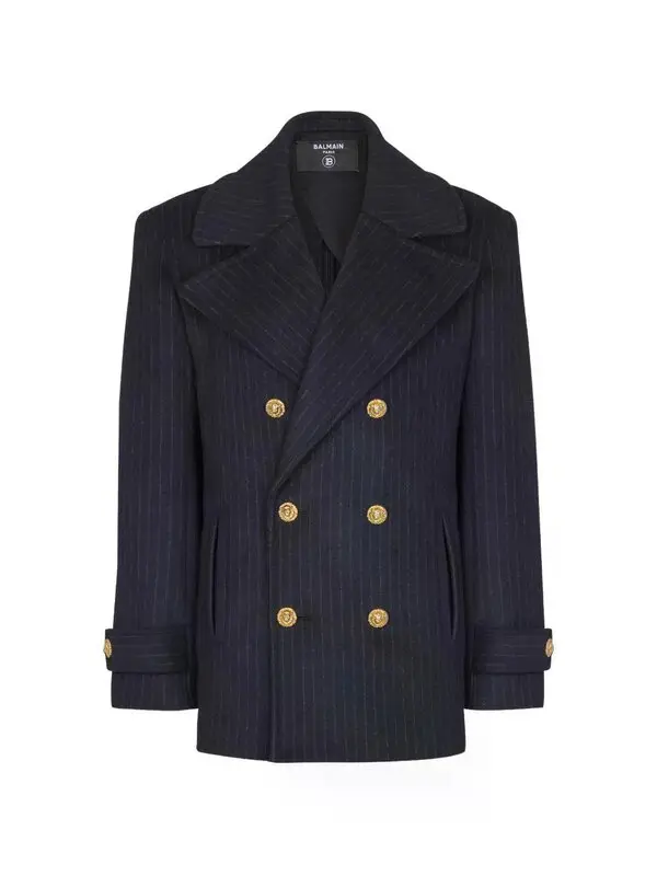 Balmain Pinstripe Double-breasted Jacket