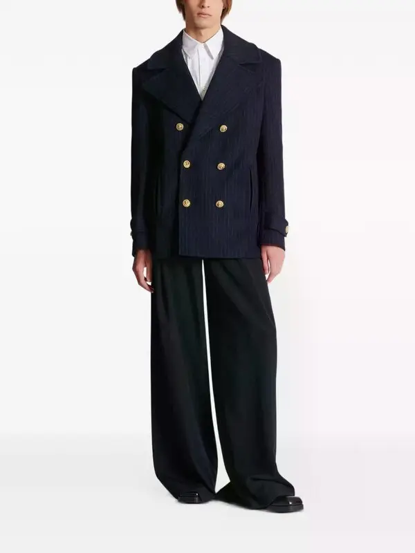 Balmain Pinstripe Double-breasted Jacket