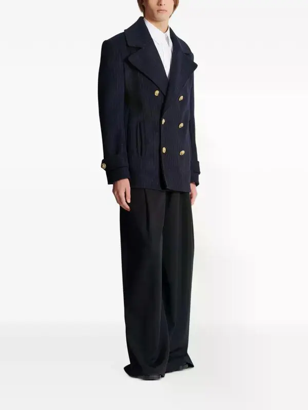 Balmain Pinstripe Double-breasted Jacket