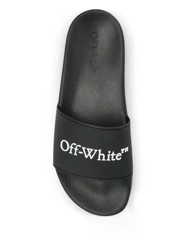 Off-White Logo Motif Moulded Footbed Slides