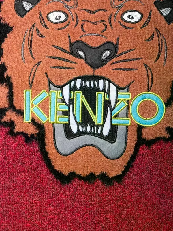 Kenzo Tiger Intarsia Crew Neck Sweater
