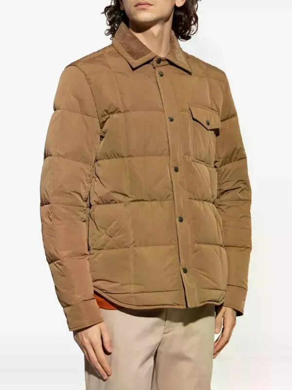 Moncler Marcilly Down Jacket - Brown