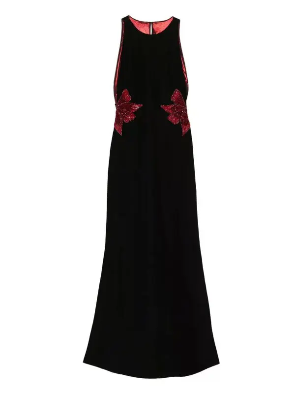 AAVVA Sequin Embellished Sleeveless Gown