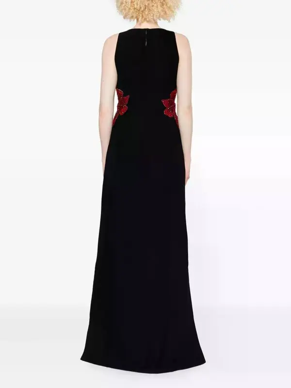 AAVVA Sequin Embellished Sleeveless Gown