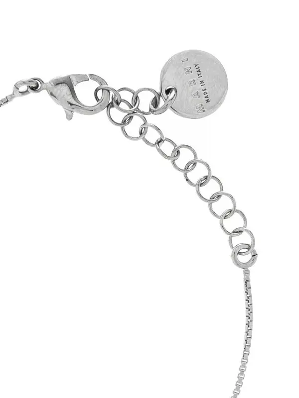 Marni Teardrop Charm Bracelet With Crystal Embellishments - Silver