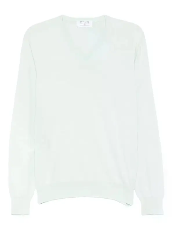 GRAN SASSO V-neck Long-sleeved Sweater