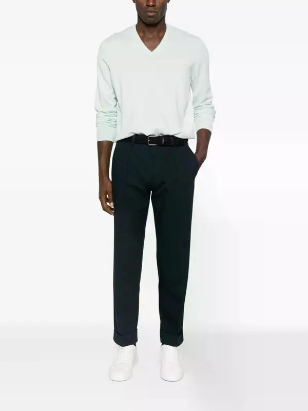GRAN SASSO V-neck Long-sleeved Sweater