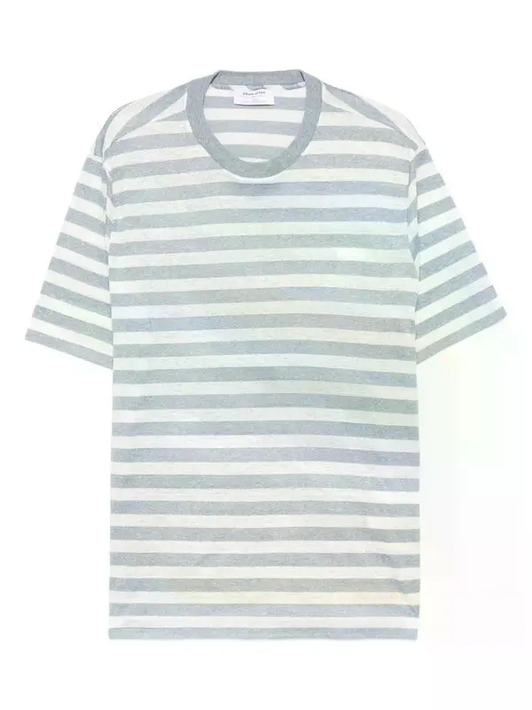 GRAN SASSO Striped Crew-neck T-shirt