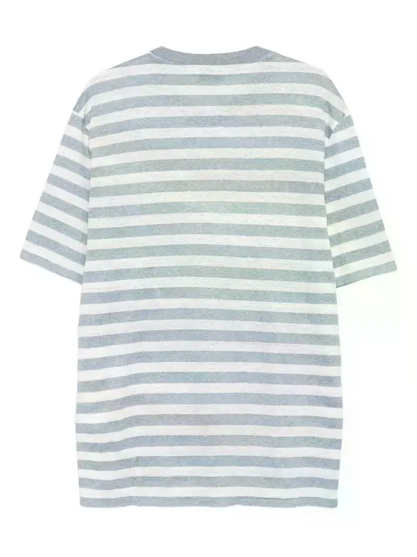 GRAN SASSO Striped Crew-neck T-shirt