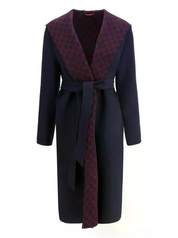 Gucci Hooded Belted Coat