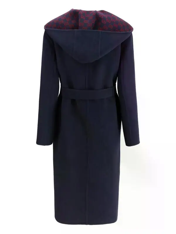 Gucci Hooded Belted Coat