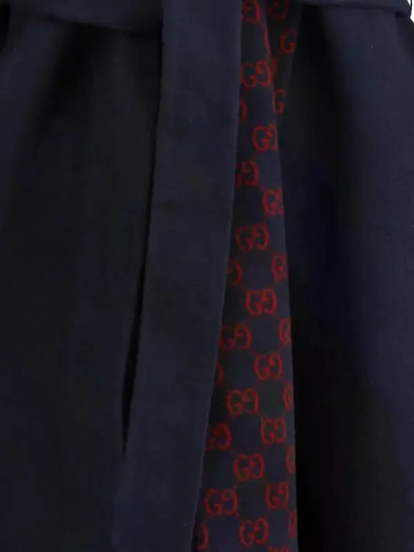 Gucci Hooded Belted Coat
