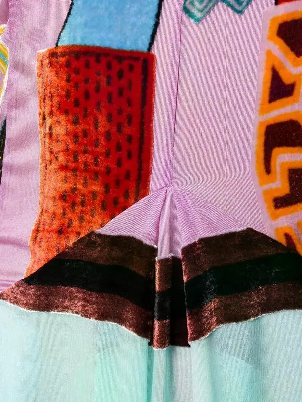 Valentino Garavani Multicolor Graphic Print Gown